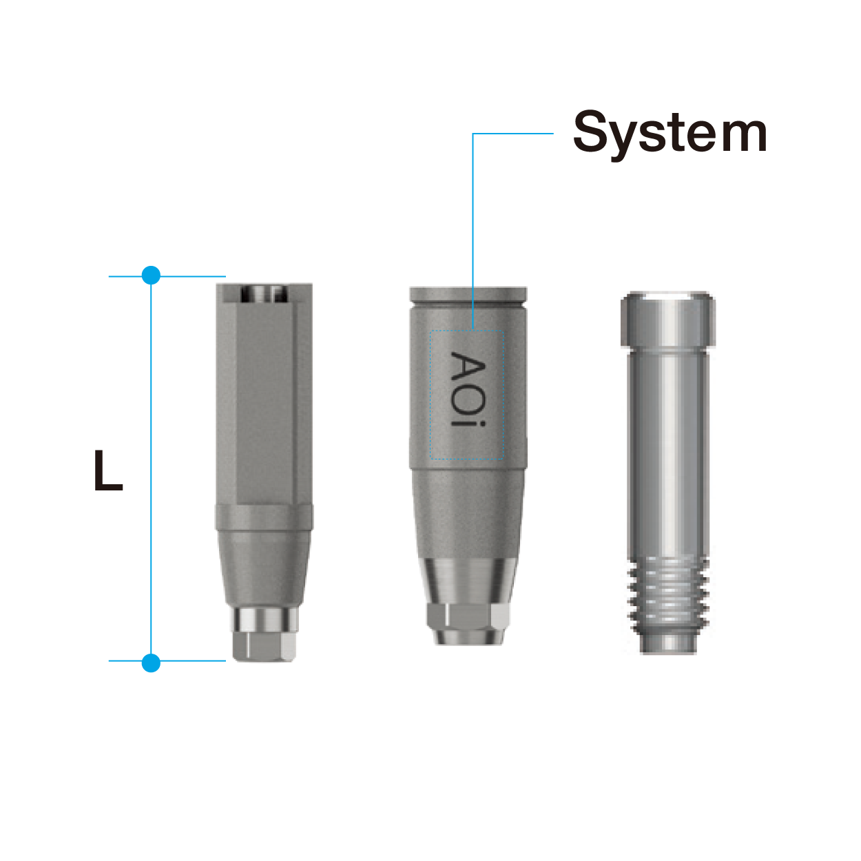 MEGAGEN / Scan Abutment [AO] φ4/ L=13